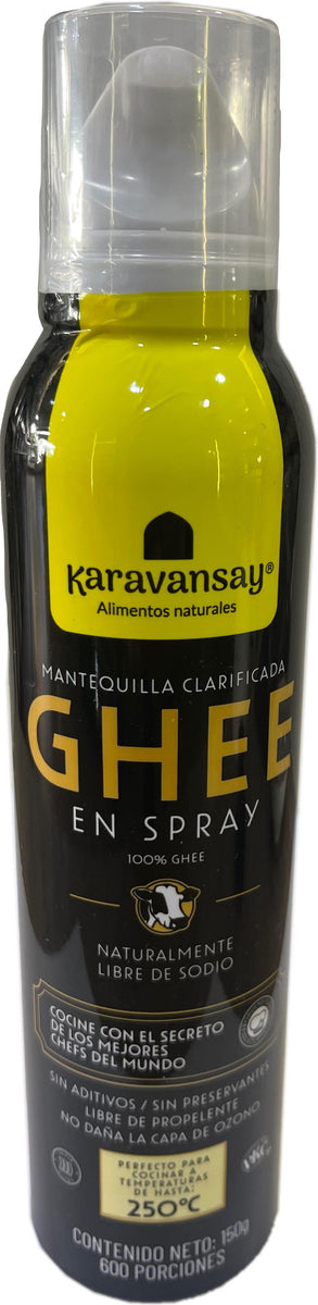 GHEE EN SPRAY (Mantequilla Clarificada) Karavansay x 150 g | Mercado Vital